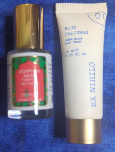 Nemat Egyptian Musk fragrance oil, Ex Nihilo Blue Talisman hand cream ...
