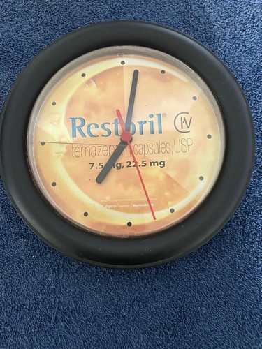 Restoril Drug CIV Temazepam Brand Promo Battery operated Wall Clock ...