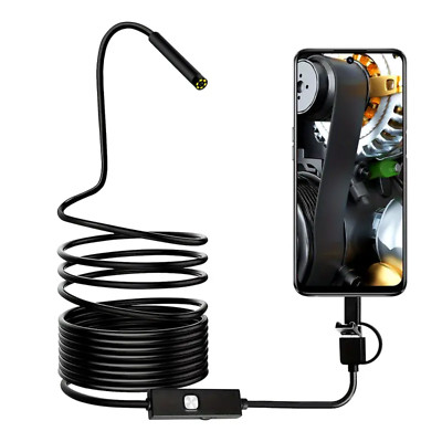3 in 1 USB Type C Endoscope Borescope Snake Inspection Camera For ...