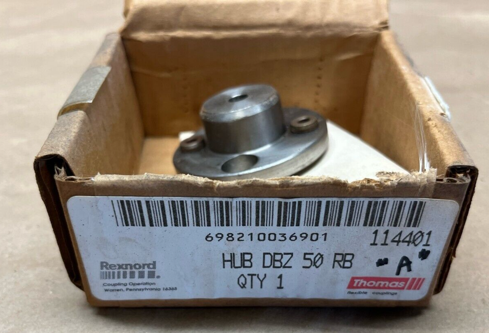 Rexnord HUB DBZ 50 RB 114401 Coupling (PA) | eBay