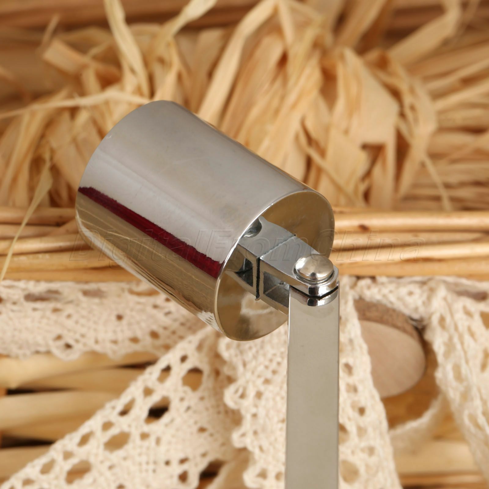 Bell Shaped Stainless Steel Candle Snuff Flamer Long Handle Put Out ...