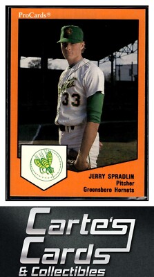 Jerry Spradlin 1989 ProCards Greensboro Hornets #413 Cincinnati Reds | eBay