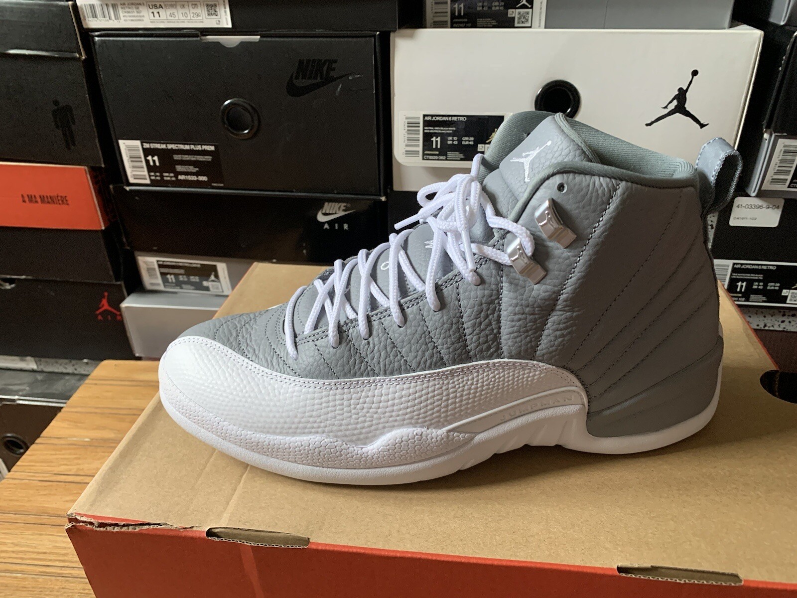 Jordan 12 Stealth Grey (Vnds) | eBay