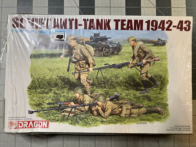 Dragon Soviet Anti Tank Team 1942-43 WWII Model Diorama Figure Kit 1/35 ...