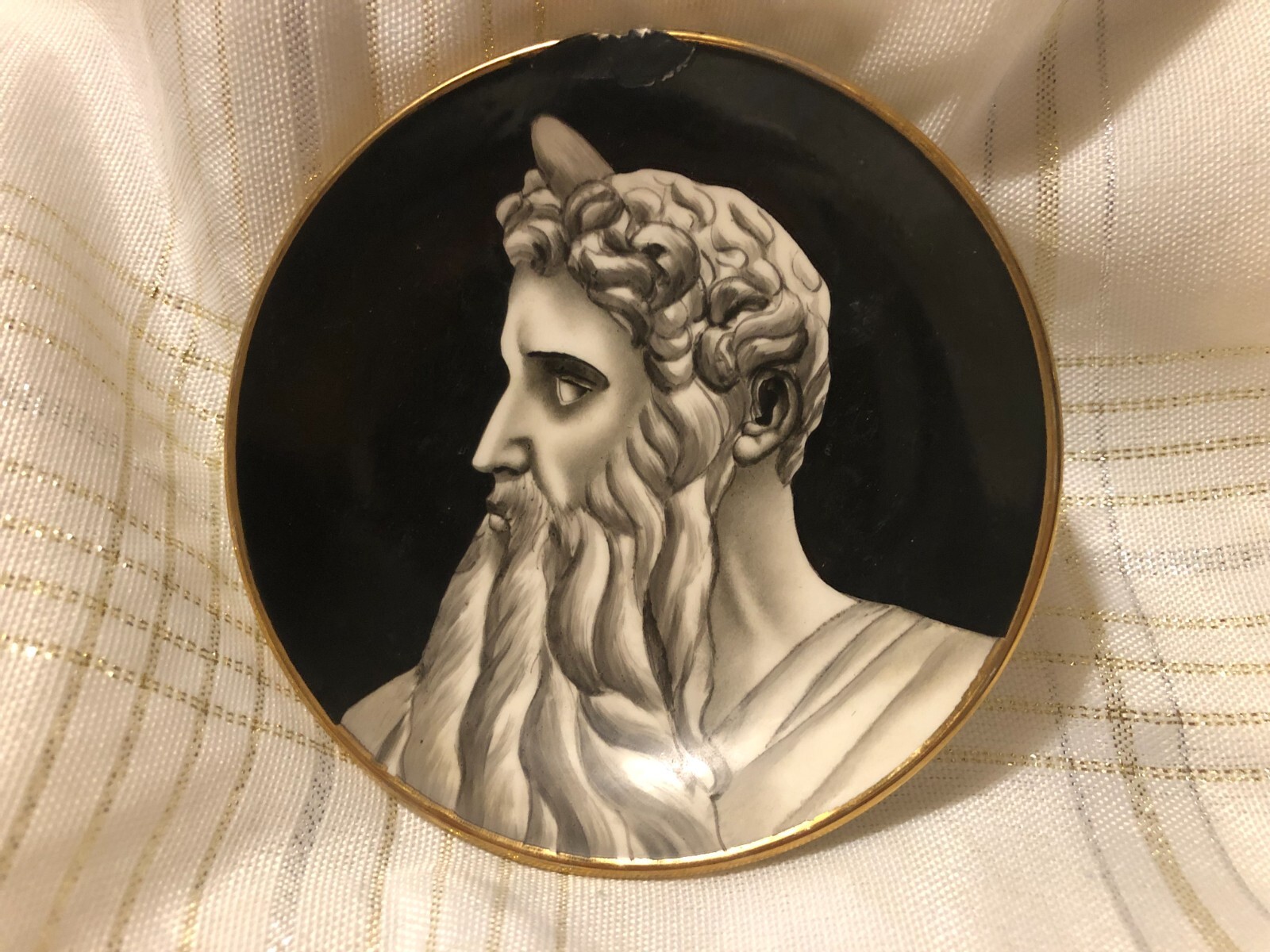 Vintage Guiseppe Chiurato ceramic plate -- Moses | eBay