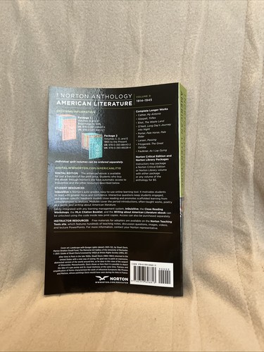 The Norton Anthology of American Literature by GerShun Avilez, Amy ...