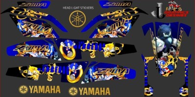 2022-2024 Yamaha Zuma Chuma Full Graphic Kit | Multicolor | OE | Vinyl ...