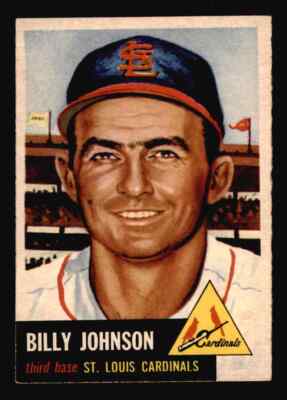1953 Topps #21 Billy Johnson - EX-MT | eBay