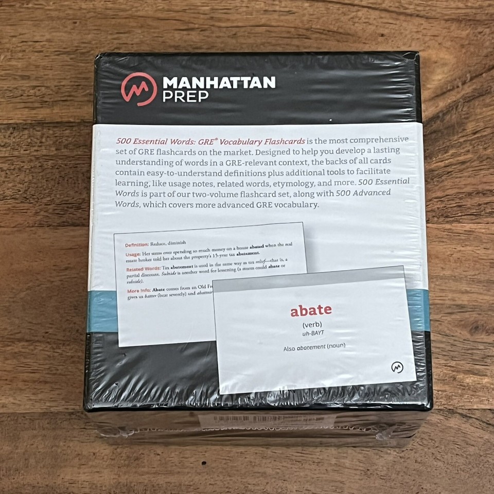 Manhattan Prep GRE Strategy Guides 500 Essential Words GRE Vocabulary ...