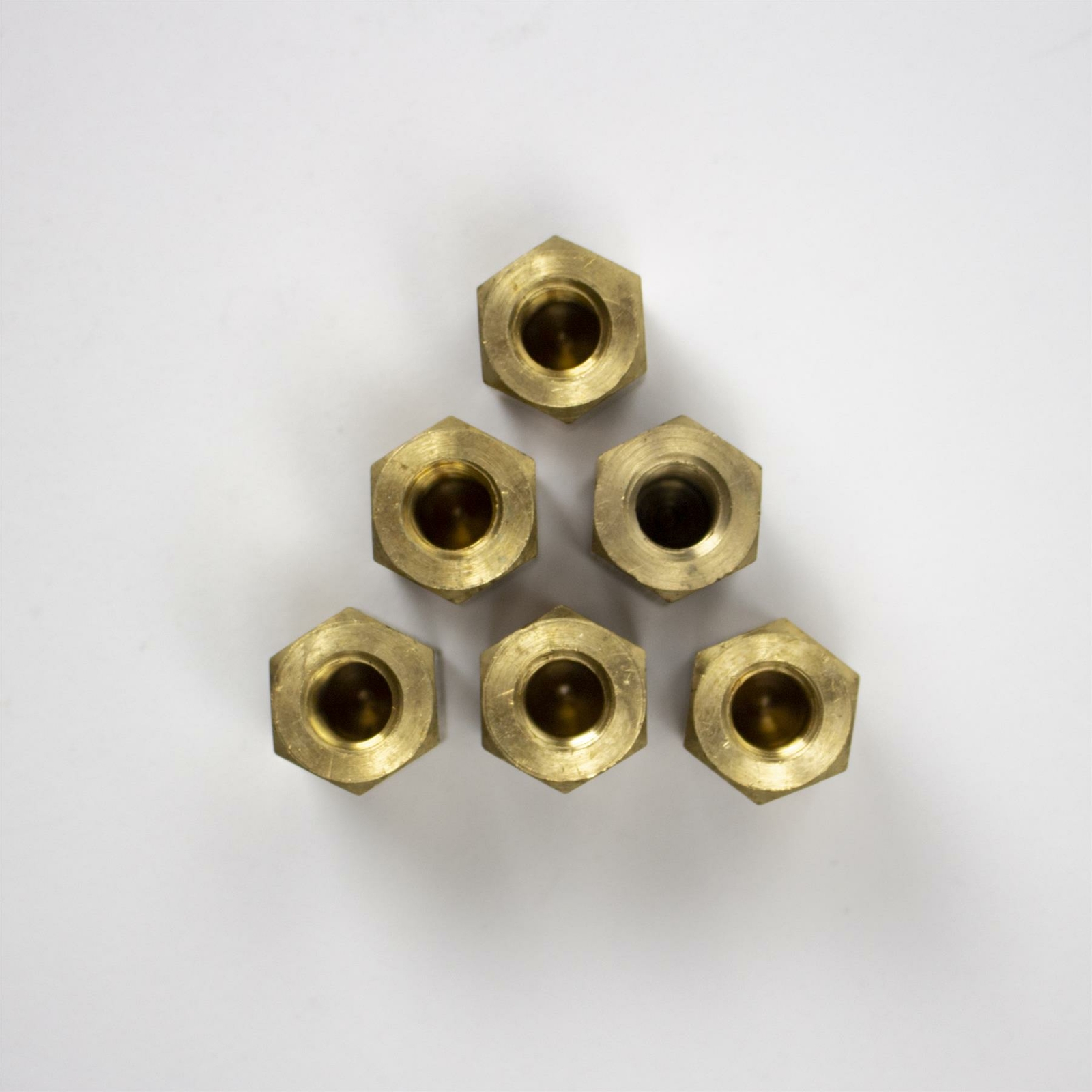 MG MGF TF MGTF Exhaust Catalyst Nut LONG BRASS improved Set of Six (6 ...