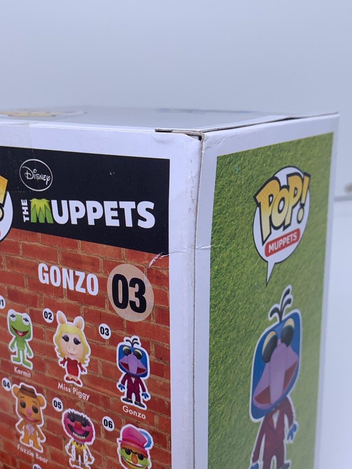 FUNKO POP! #03 GONZO FINYL FIGURE THE MUPPETS W/ PROTECTOR *VAULTED* | eBay