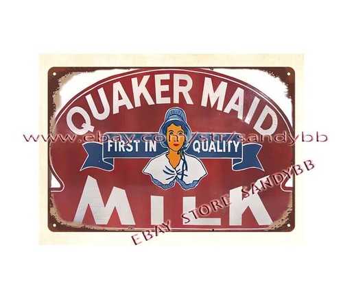 Quaker Maid Milk metal tin sign home decor products | eBay