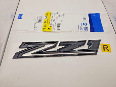 Genuine GM Black Z71 badge, RH Side 2021-2024, 84871949 | eBay