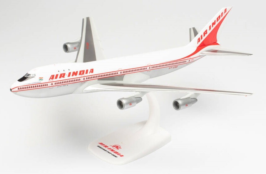 Herpa 613378 Air India Boeing 747-200 VT-EBE Desk Top Model 1/250 AV ...
