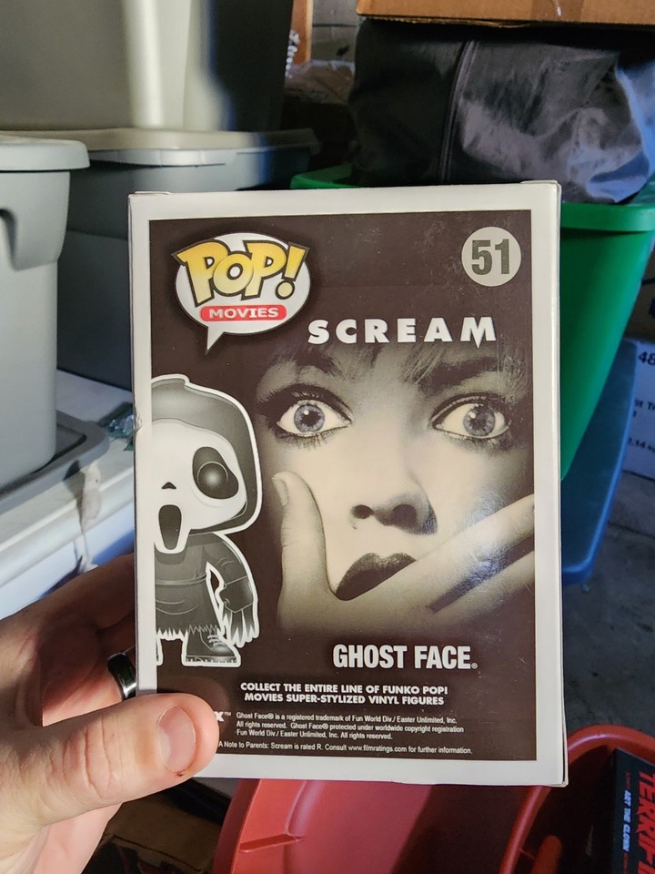 Funko Pop! Vinyl: Scream - Ghost Face #51 - With Protector 830395033600 ...