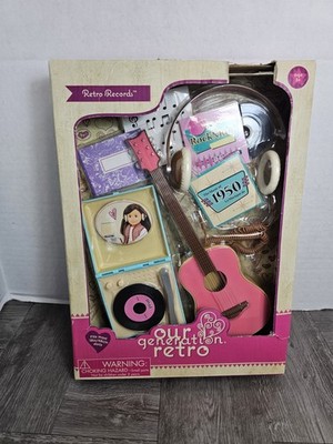 Our Generation Retro Records Set Accessories Dolls New Damaged Box | eBay