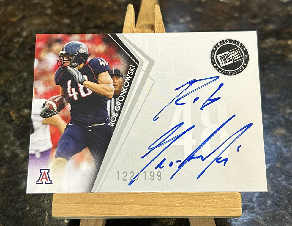 Rob Gronkowski Autographed Memorabilia | Signed Photo, Jersey ...