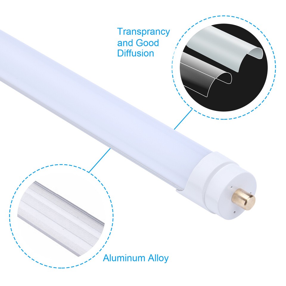 T8 8FT FA8 Single Pin Led Tube Light Bulbs 45W T12 8 Foot Led Shop ...