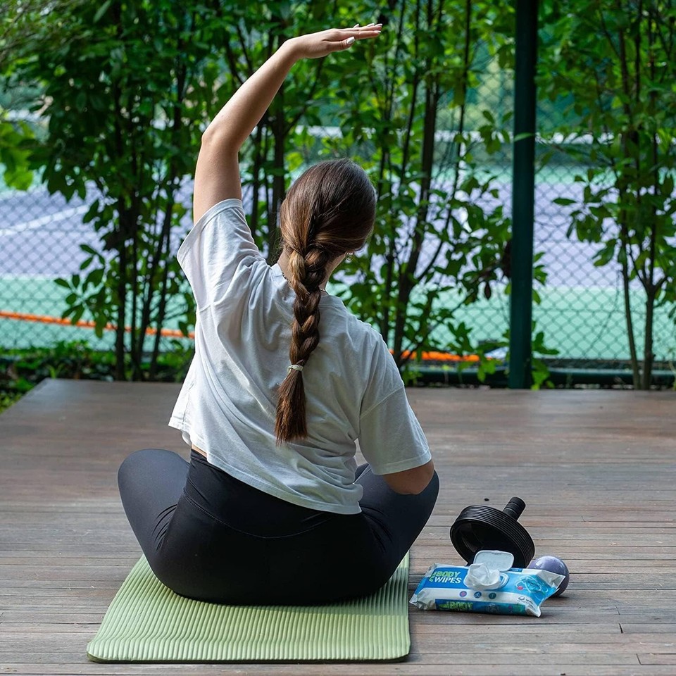 LOLE'S XL Body Wipes - Cleansing No Shower Bed Bath Wet Wipes for ...