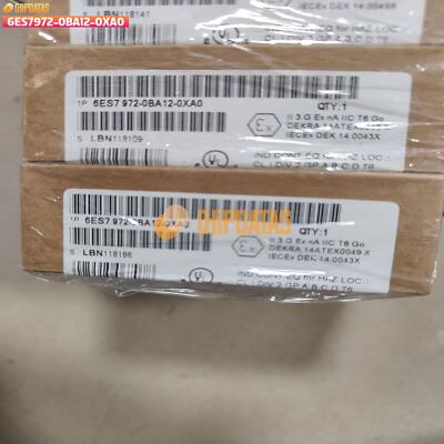 1PCS NEW Siemens Module 6ES7 972-0BA12-0XA0 6ES7972-0BA12-0XA0 #R234 | eBay