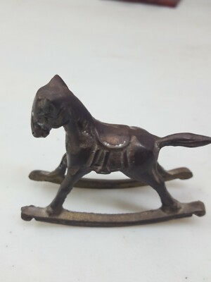 small brass rocking horse | eBay