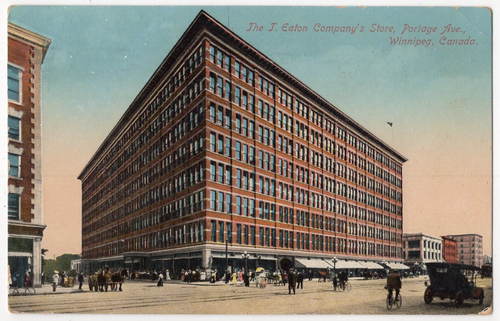 Eaton Company's Store Portage Avenue WINNIPEG Manitoba 1912 Stedman ...