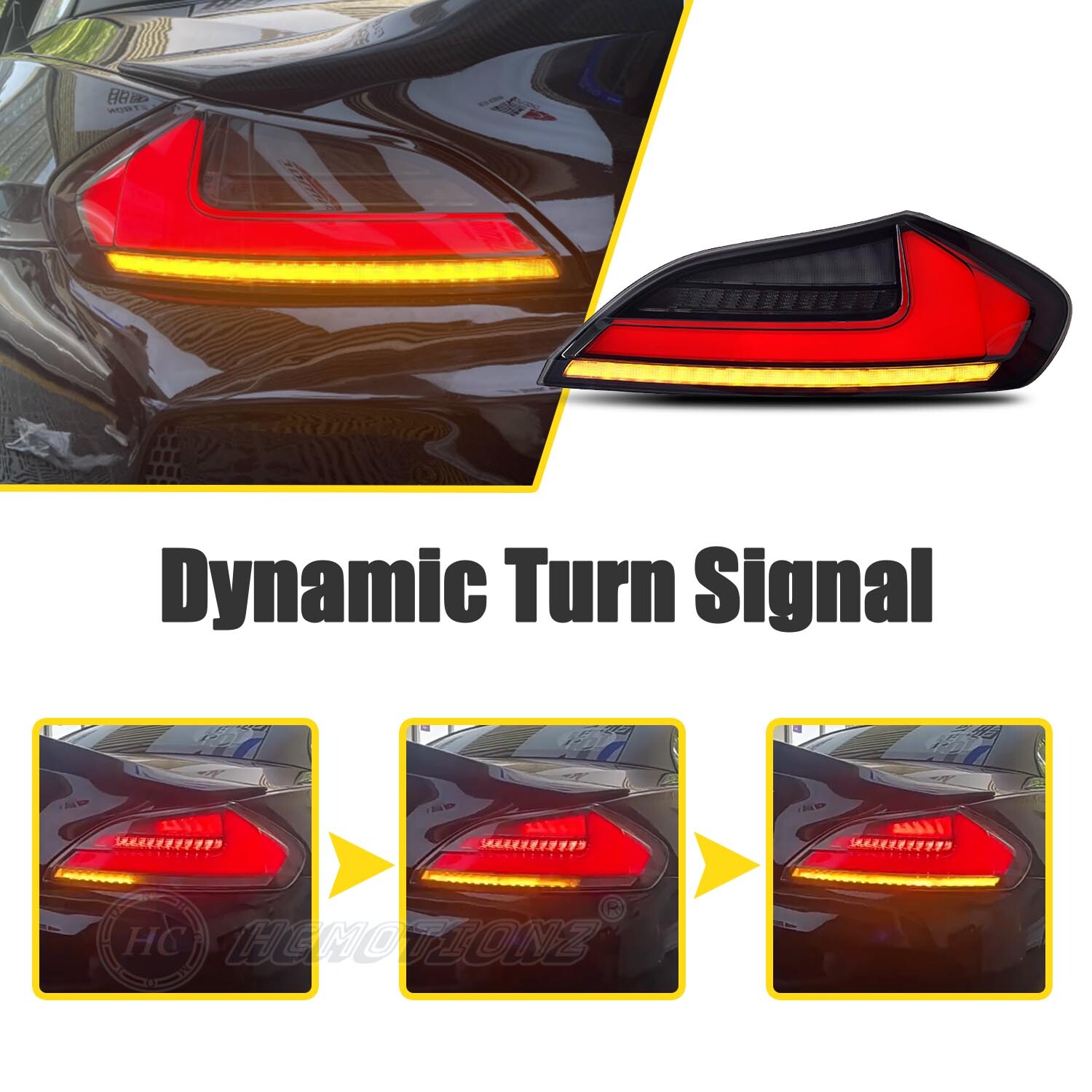HCmotion 2009-2016 BMW Z4 E89 LED Tail Lights Animation Rear Lamp ...
