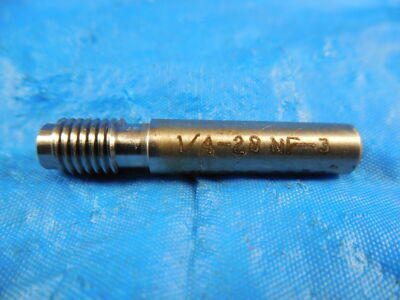 1/4 28 NF 3 THREAD PLUG GAGE .25 NO GO ONLY P.D. = .2290 .2500 ...