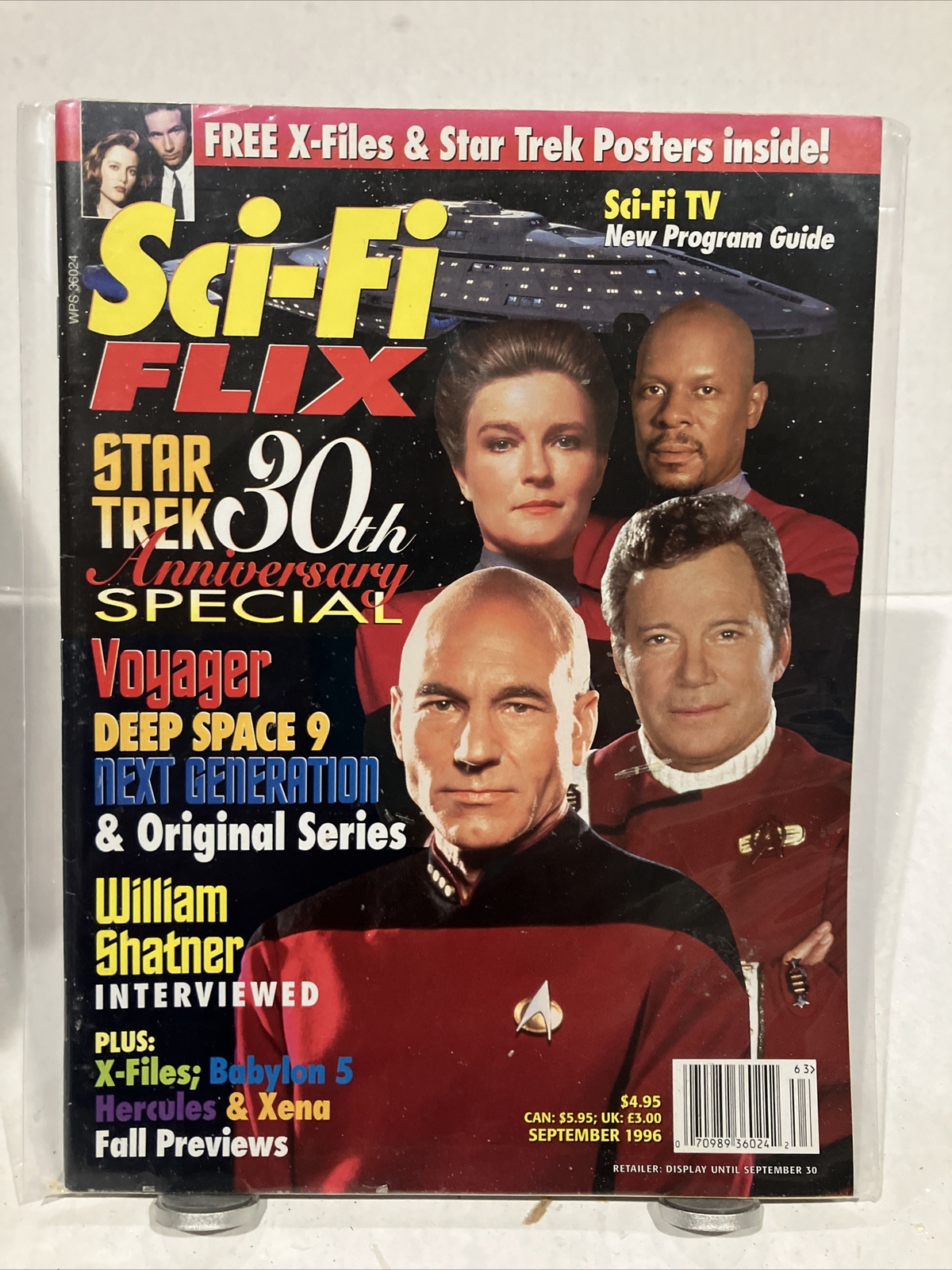 Sci-Fi Flix Magazine 30th Anniversary Voyager September 1996 | eBay
