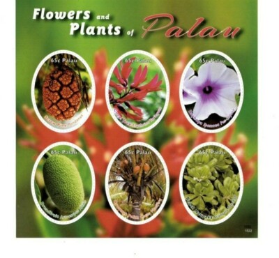 Palau - 2015 - Flowers and Plants of Palau - Sheet of Six - MNH | eBay