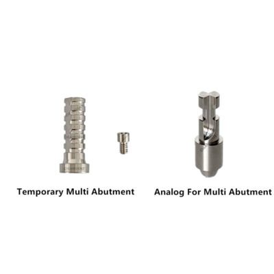 Dental Analog Temporary Multi Unit Abutment Titanium Sleeve Fit Nobel ...
