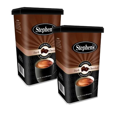 Stephen's Gourmet DARK CHOCOLATE Hot Cocoa Intense 14Oz (2 Pack ...