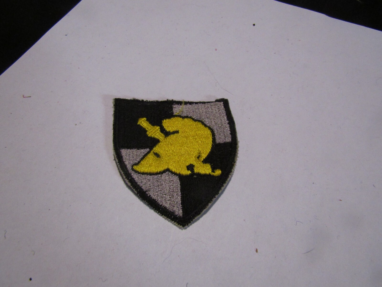 ORIGINAL MILITARY PATCH SEW ON WW2 ERA NO GLOW US ARMY USMA CORPS OF ...