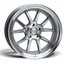 ROCKET RACING WHEELS Attack 18X12 5X114.3 ET-25 Titanium / Machined ...
