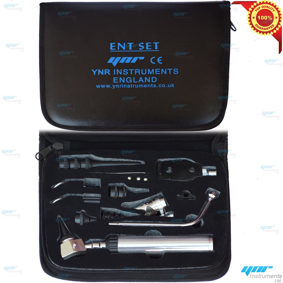 HUMAN & VETERINARY ENT Medical Otoscope Opthalmoscope SET Diagnostic Kit LED | eBay