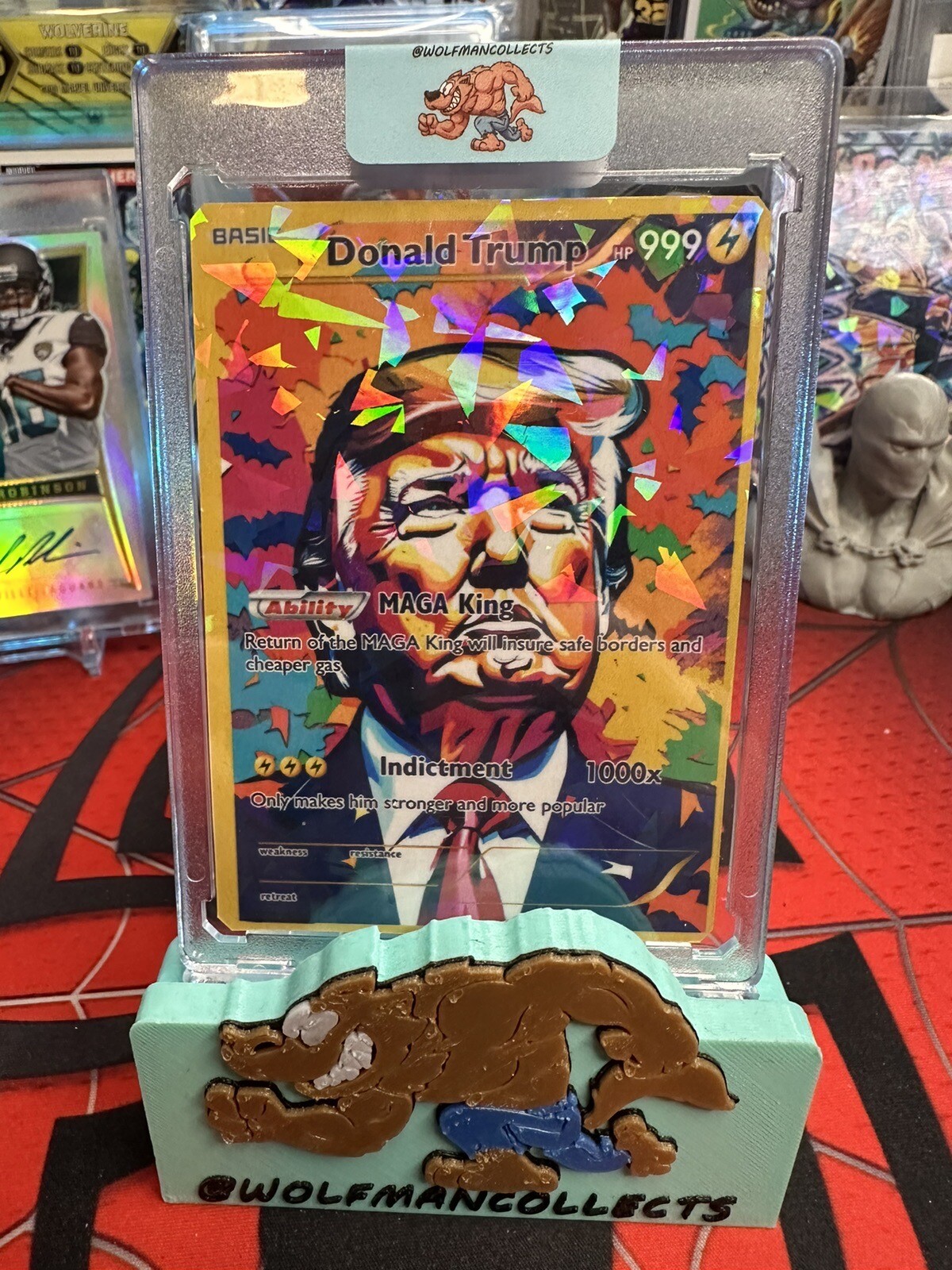 MAGA King DONALD TRUMP CARD Custom Parody Trading Card 2024 | eBay