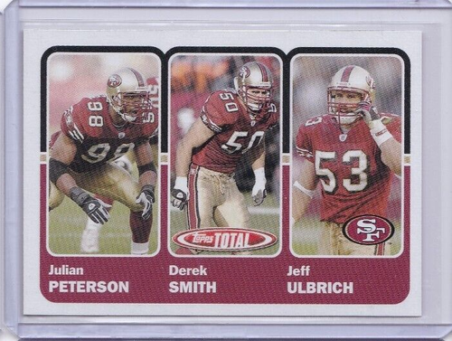 2003 Topps Total - #357 Julian Peterson, Derek Smith, Jeff Ulbrich (RC ...