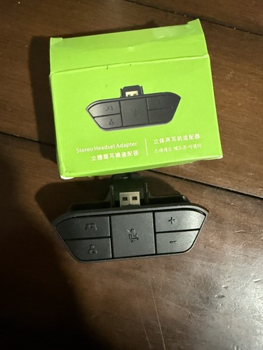 Stereo Headset Adapter for Xbox Controller, Audio Mic Headphone Adapter ...