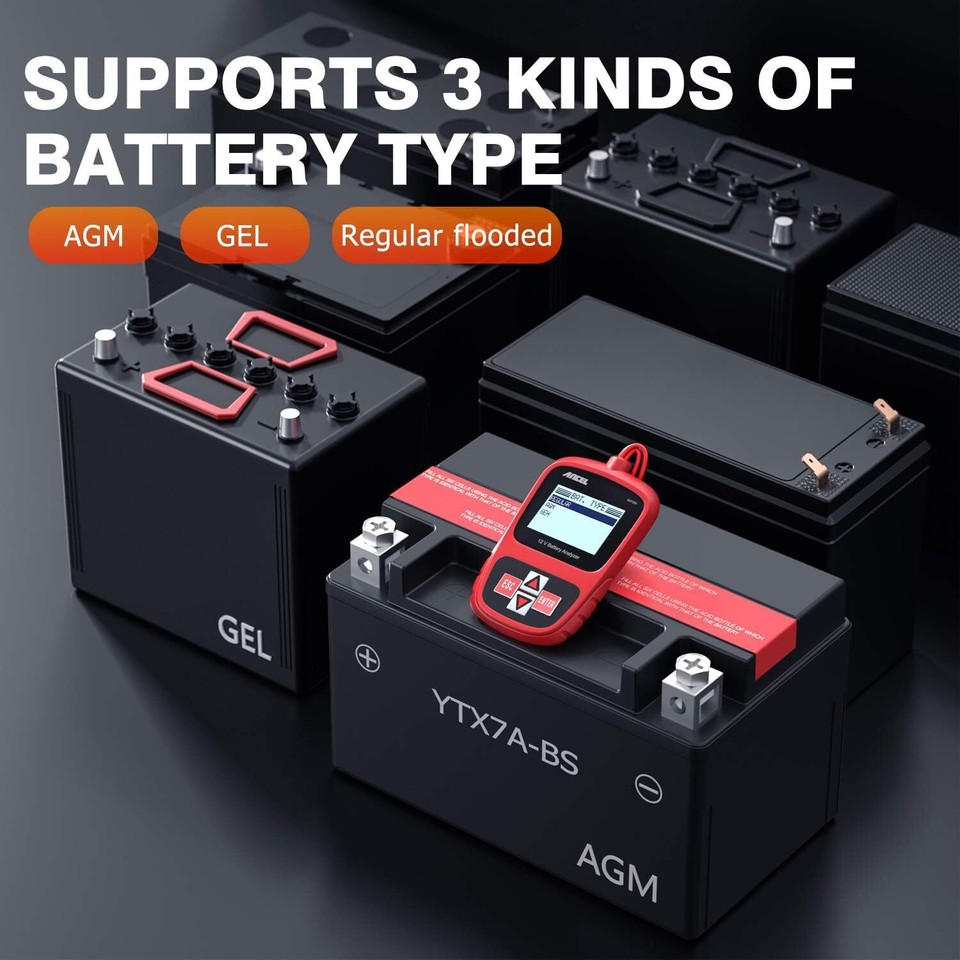 ANCEL BST200 Car Battery Tester 12V 100-1100 CCA Automotive Bad Cell ...