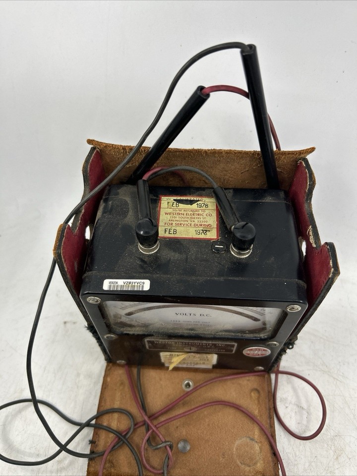 WESTON INSTRUMENTS INC. AMPERES DC METER MODEL 931 No. 69121 | eBay