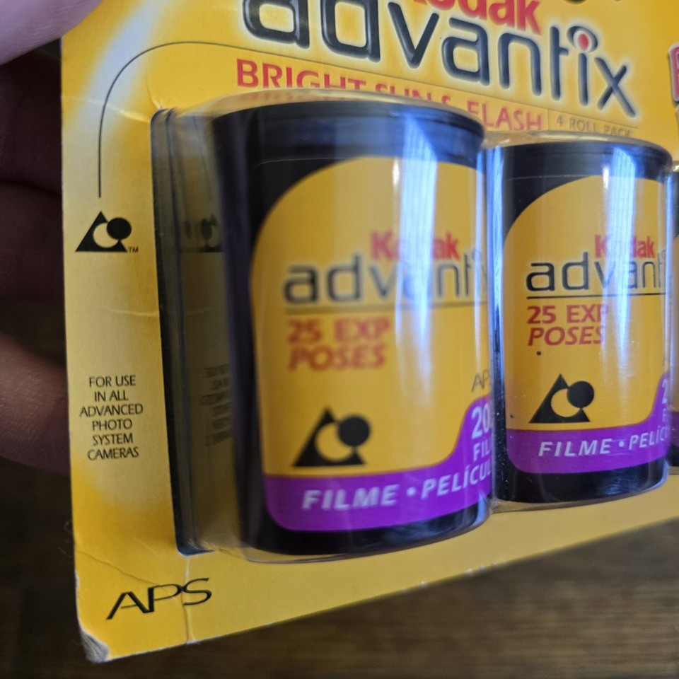 Kodak Advantix 200 Film Bright Sun & Flash 3 Roll Pack 25 Exposures Each EXPIRED 41771562106| eBay