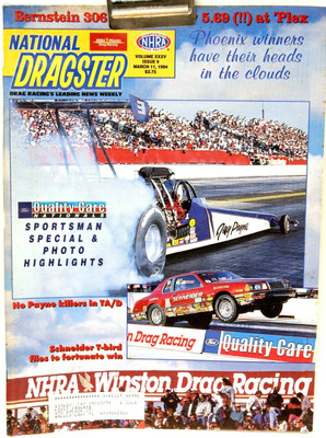 National Dragster Volume XXVIII NO. 9 March 11, 1994 3795 | eBay