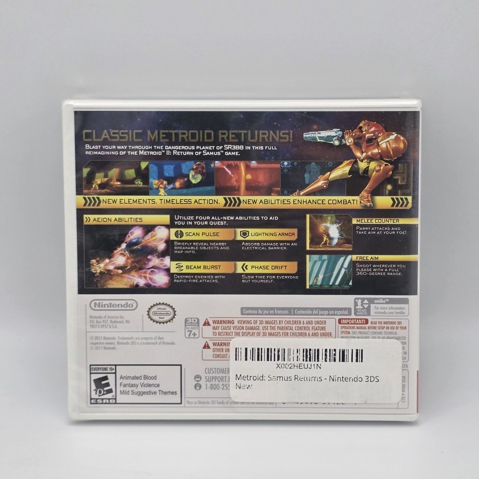 Metroid Samus Returns Nintendo 3DS Brand New & Sealed | eBay