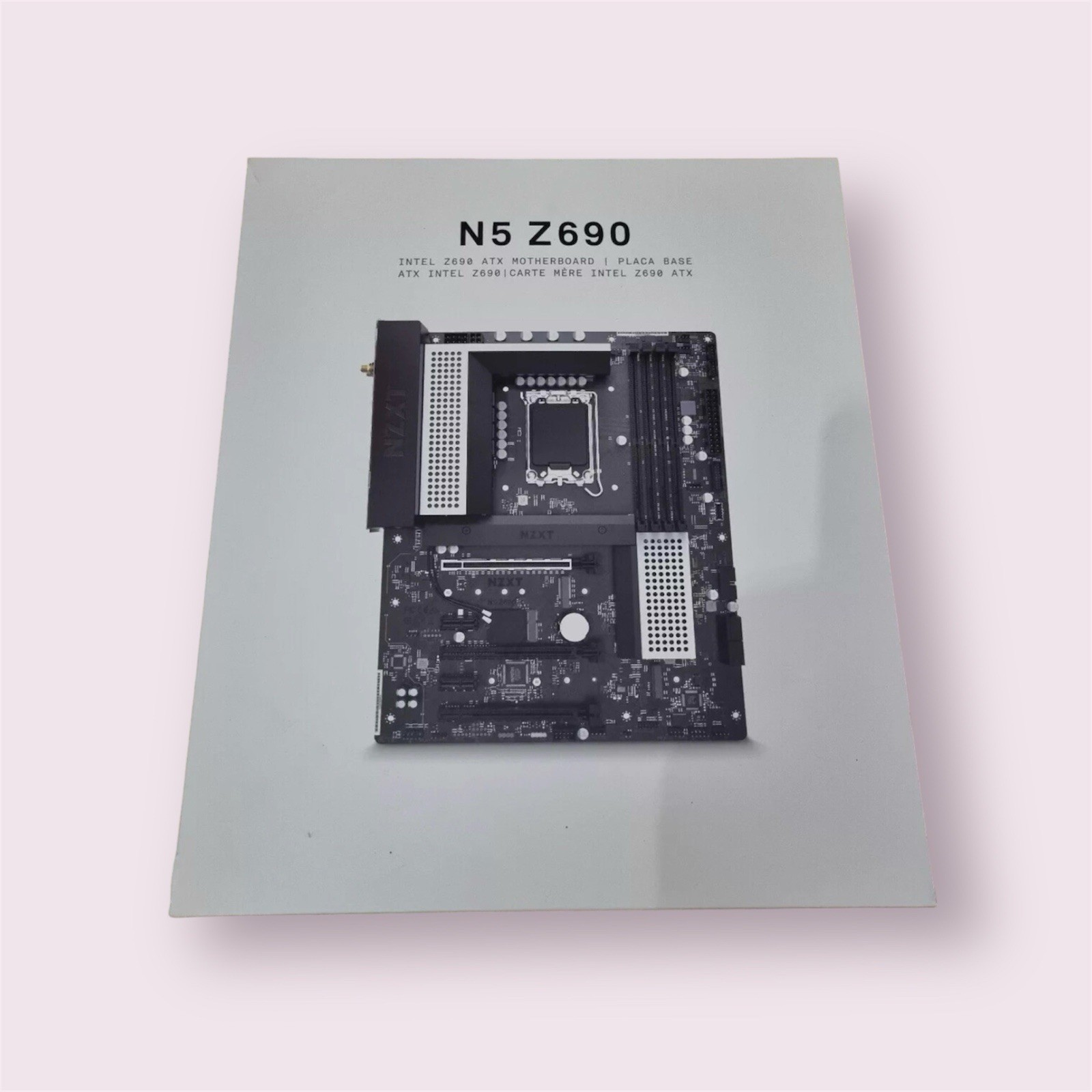 NZXT N5 Z690 Black/White Intel Socket 1700 DDR4 Motherboard WiFi PCIe 5 ...