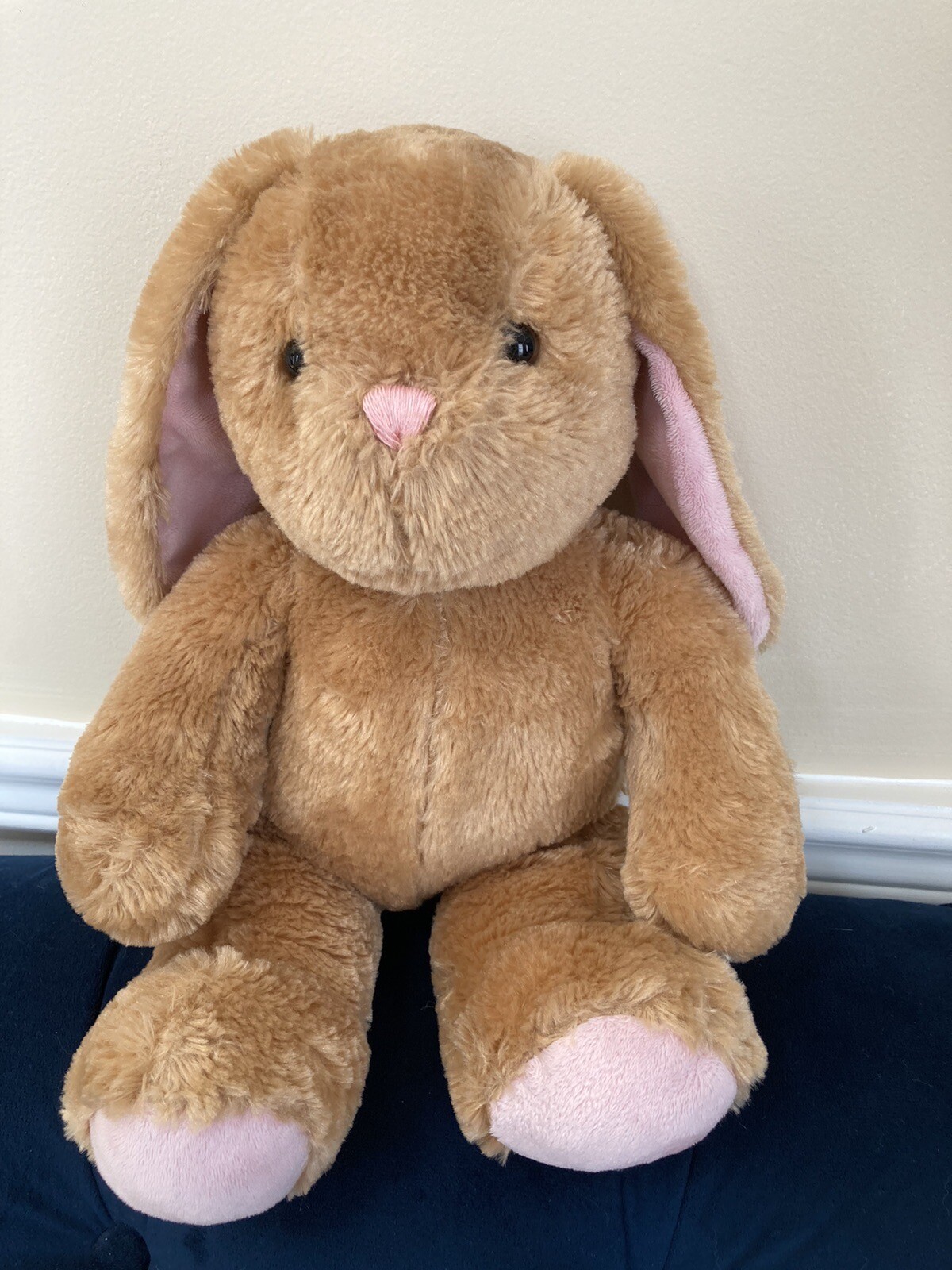 Preowned Build A Bear Bunny 16" Pawlette Stuffed Rabbit Brown Easter | eBay