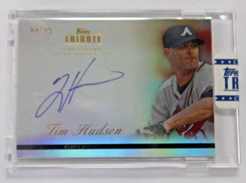 2012 TOPPS TRIBUTE INKABLE ACCOLADES AUTOGRAPH CARD TIM HUDSON TA-THU ...