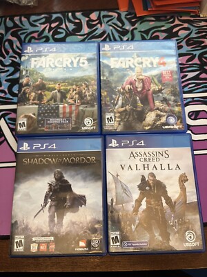 PS4 GAME LOT🔥 4 GAMES 🔥RPG Action Shooter -FREE SHIPPING-See ...
