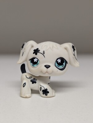 LPS Littlest Pet Shop #469 Tattoo Retriever Dalmatian Pet Nook Fire ...