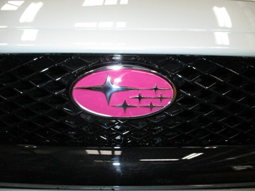 Subaru WRX STI/S4 Front Custom Pink Ornament Emblem VAB.VAG ...