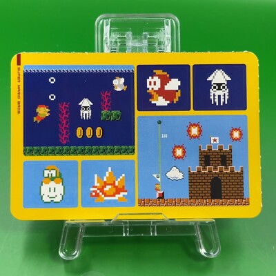 Super Mario Bros 2 005 History Book Sealdass Sticker Famicom Japanese ...